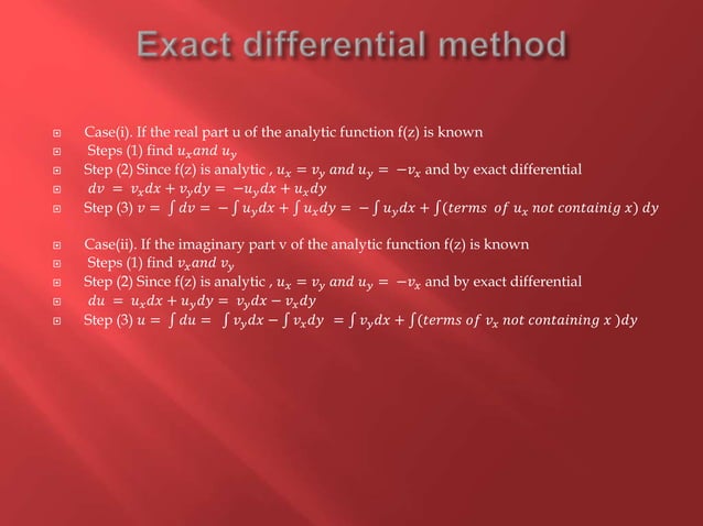 Analytic Function Pptx Physics Science