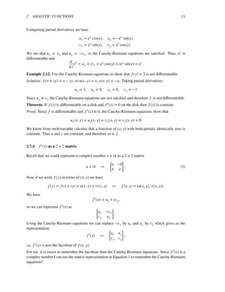 Analytic function 1 | PDF