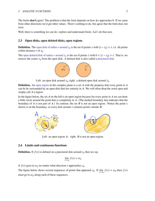 Analytic function 1 | PDF