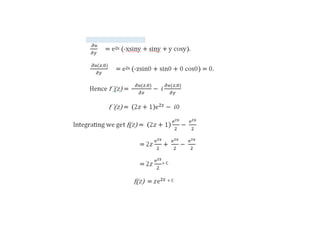 Analytic functions | PPTX