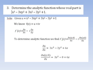 Analytic functions | PPTX