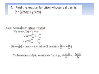 Analytic functions | PPTX
