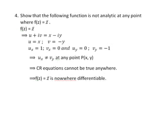Analytic functions 2 | PPT