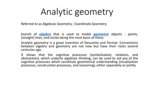 Analytic geometry | PPT