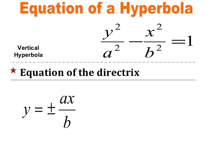 Analytic geometry hyperbola