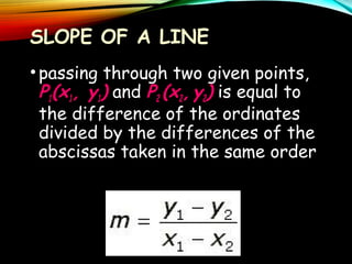 Basic Analytical Geometry | PPT