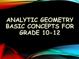 Basic Analytical Geometry | PPT