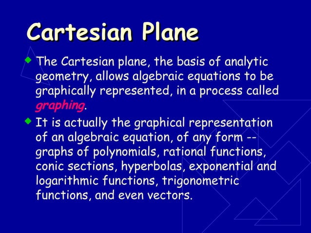 Analytic geometry basic concepts | PPT