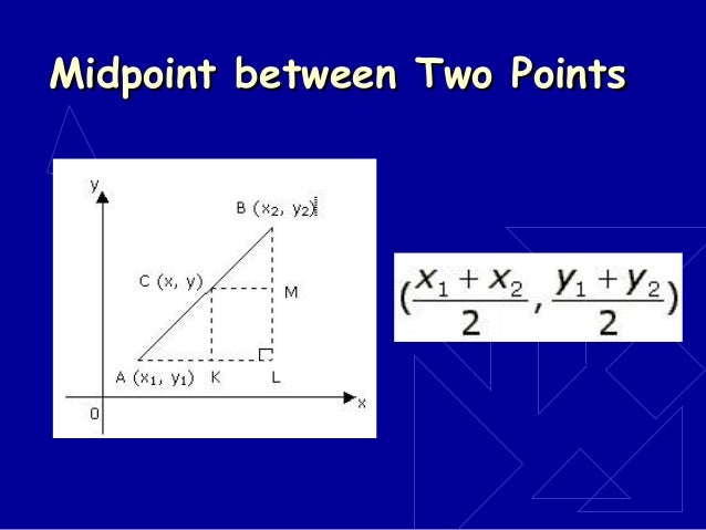 Analytic geometry basic concepts