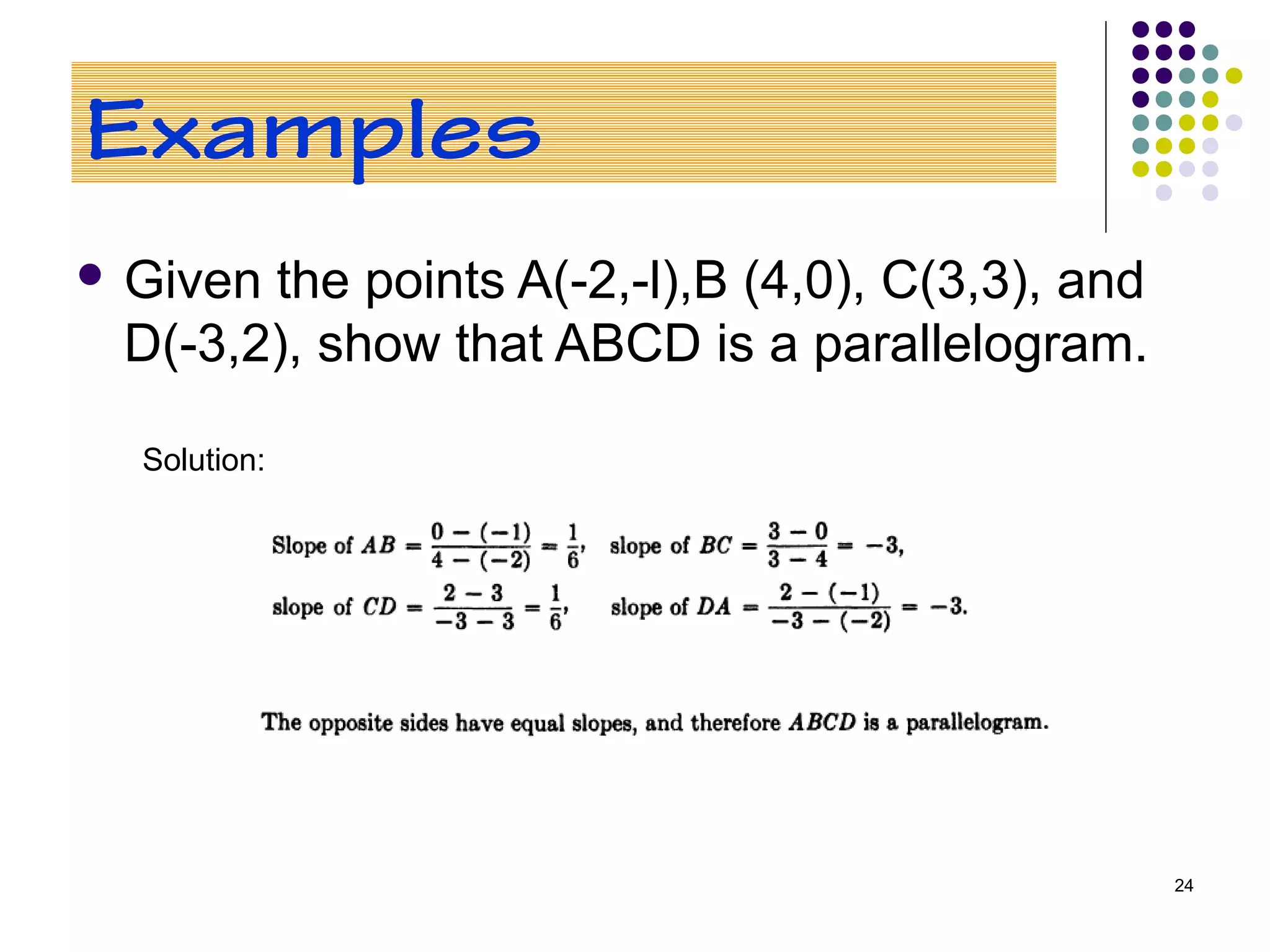 Analytic Geometry Lecture1 Ppt Geography Science