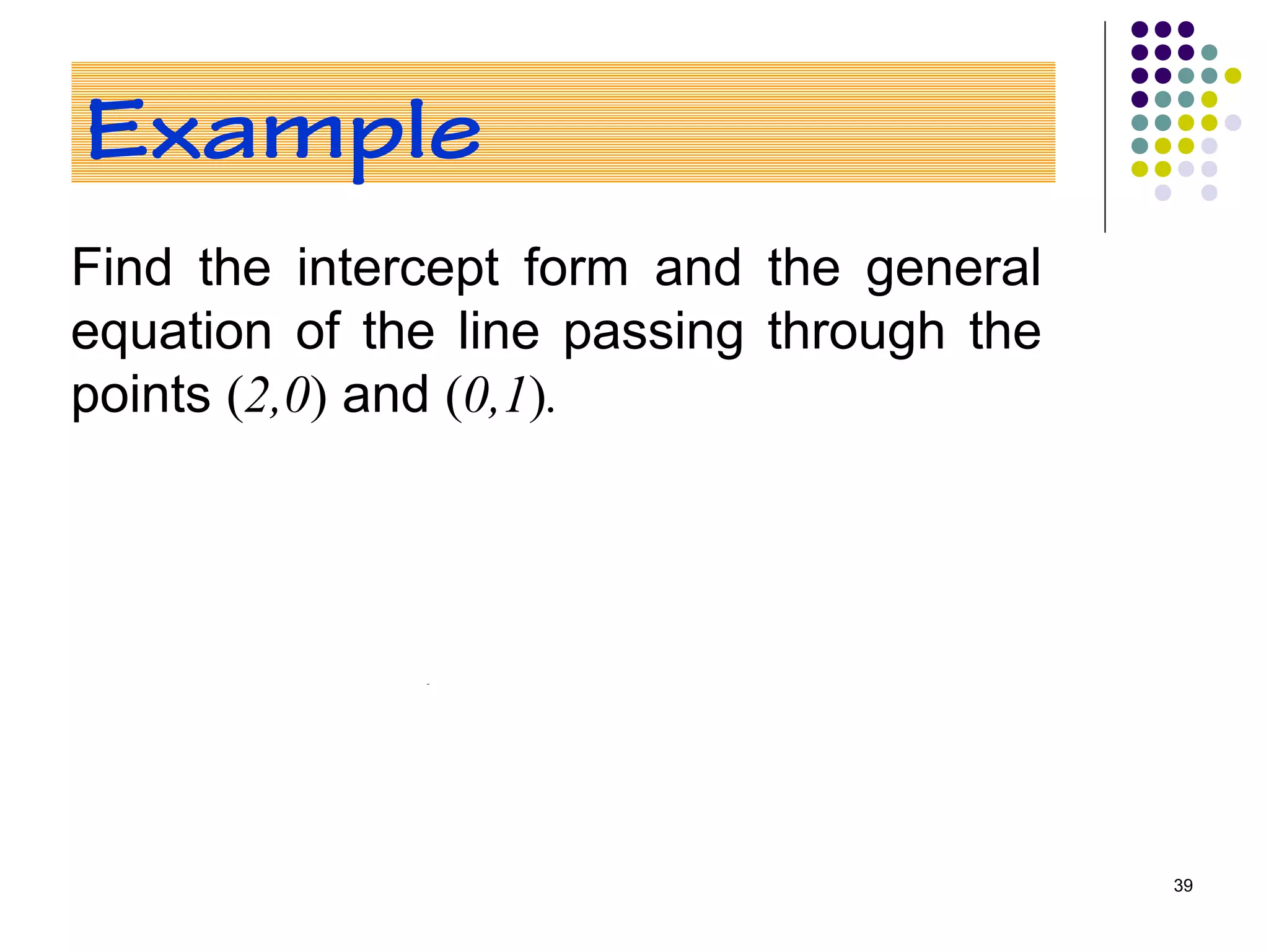 Analytic geometry lecture1 | PPT
