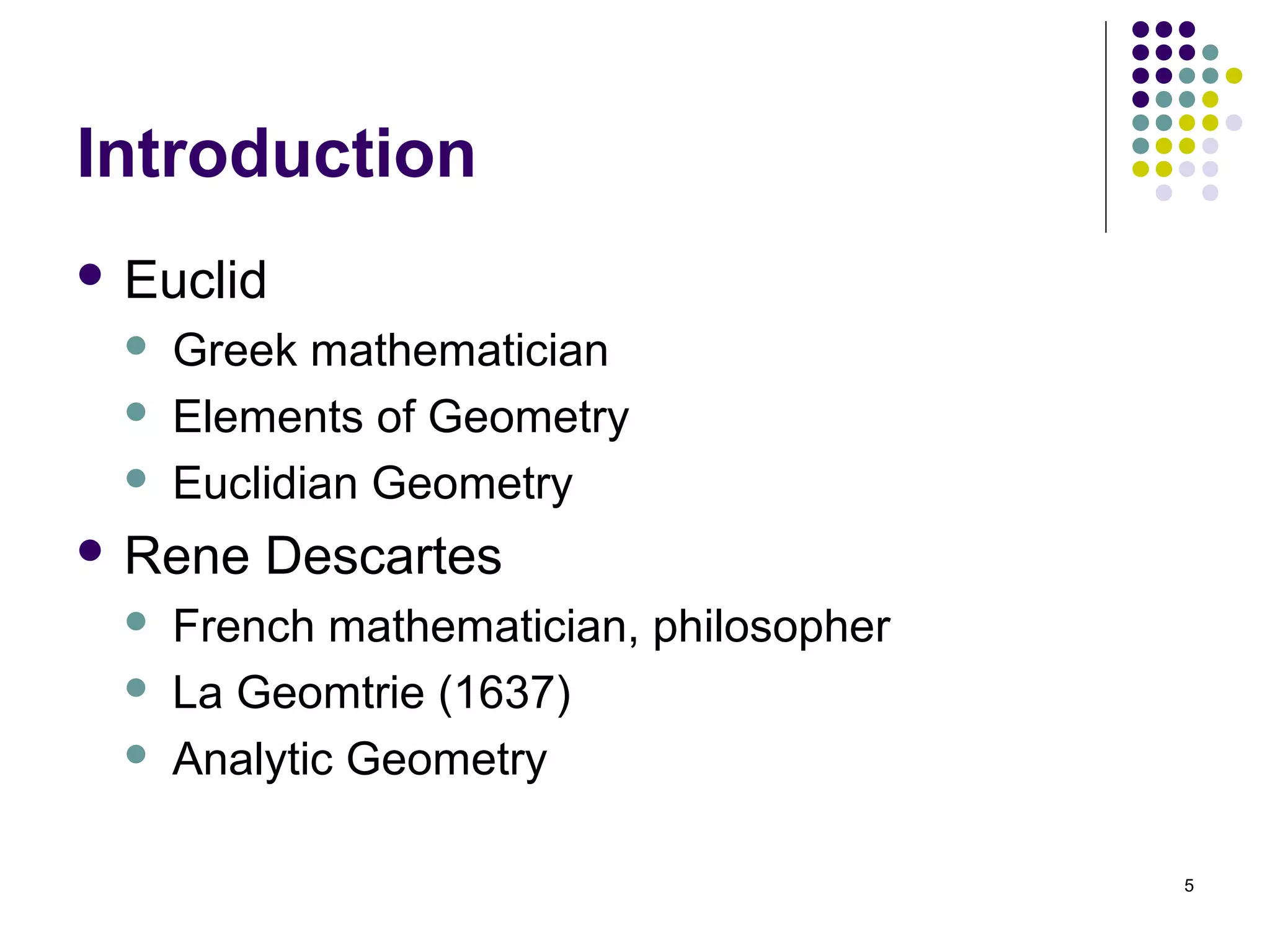 Analytic geometry lecture1 | PPT