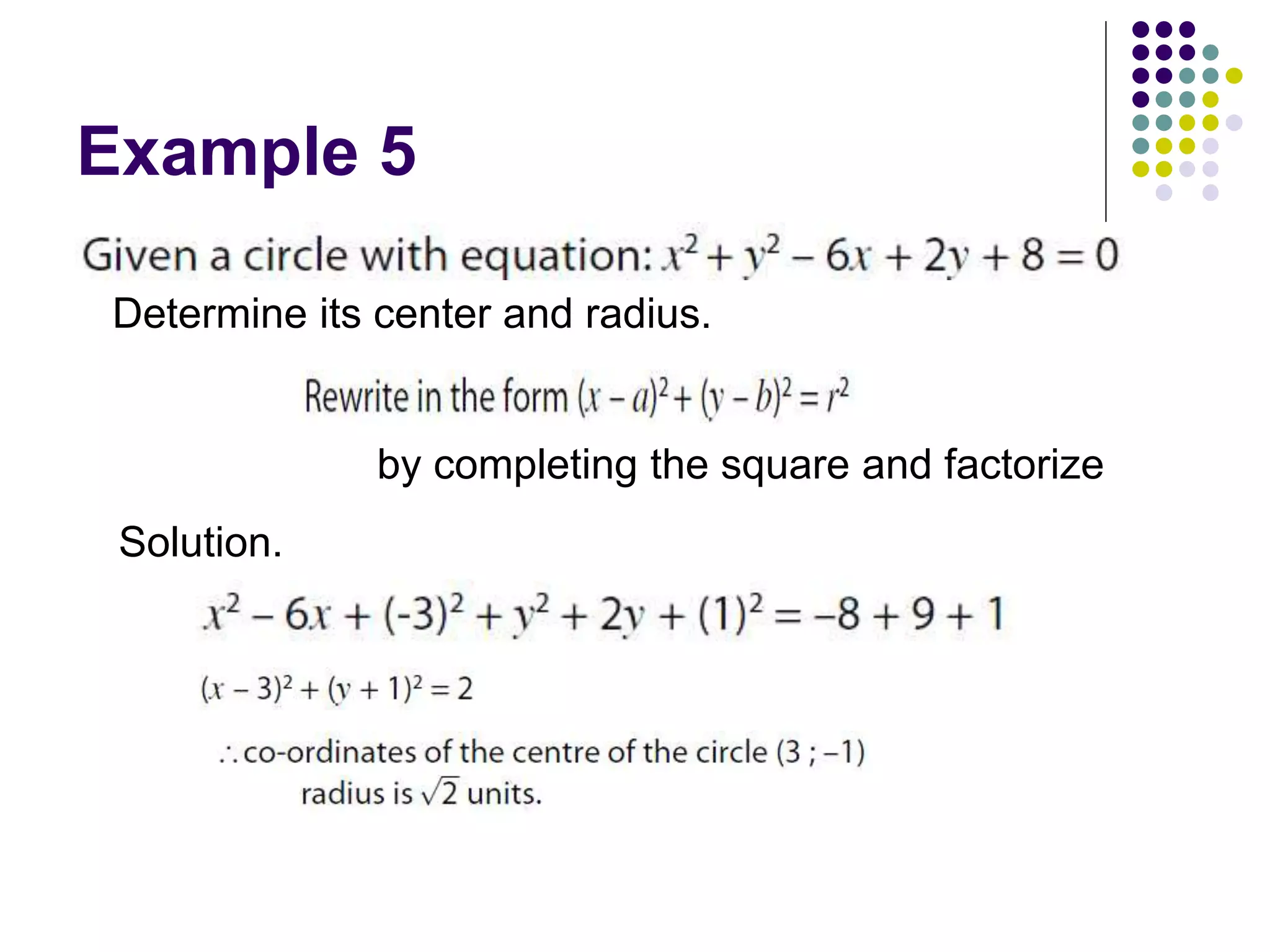 Analytic geometry lecture2 | PPTX