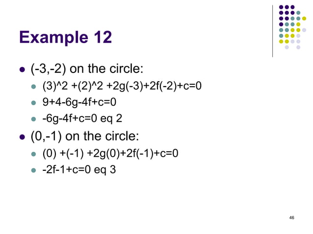 Analytic geometry lecture2 | PPT