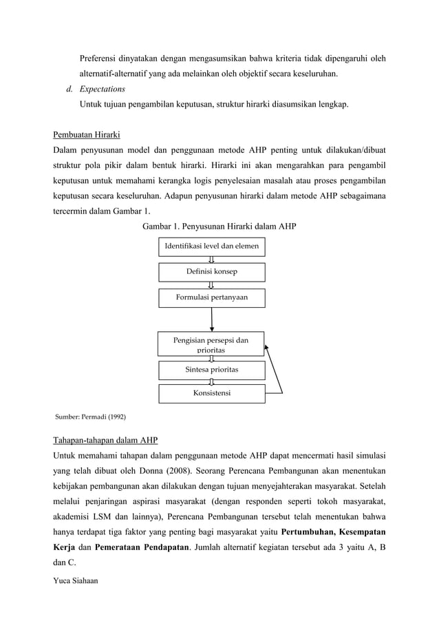 Analytic hierarchy process | PDF