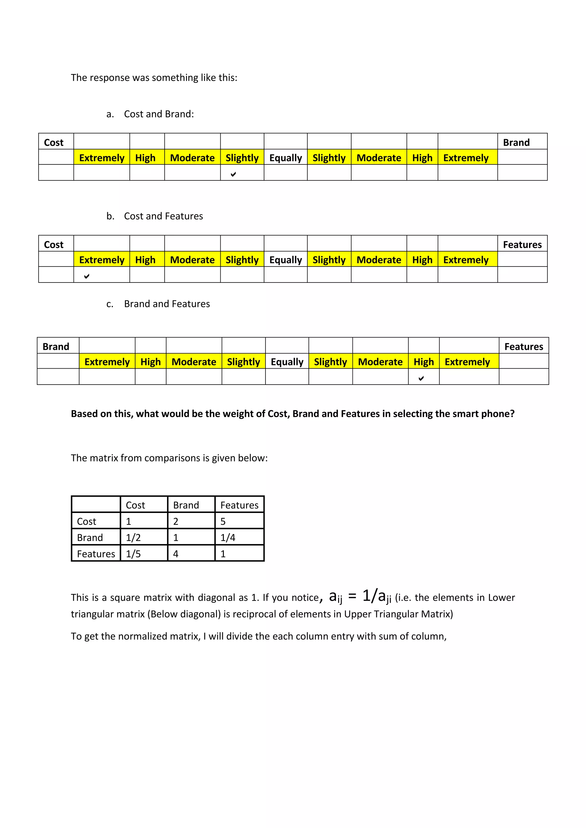 Analytic hierarchy process | PDF