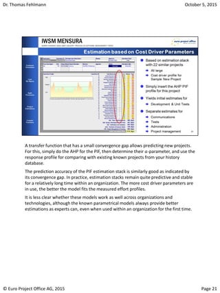 Analytic hierarchy process for pif thomas fehlmann | PDF | Technology ...