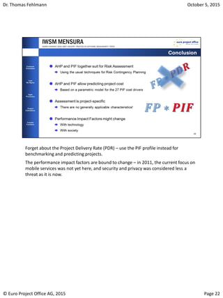 Analytic hierarchy process for pif thomas fehlmann | PDF | Technology & Computing