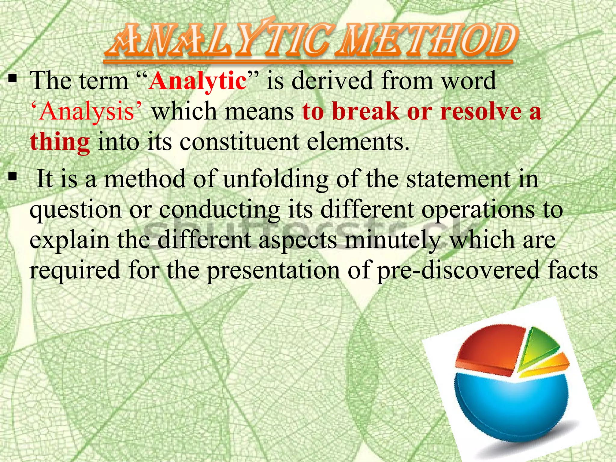 Analytico Synthetic Method Of Teaching Mathematics Ppt
