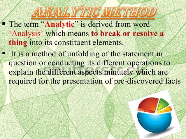 Analytico - synthetic method of teaching mathematics