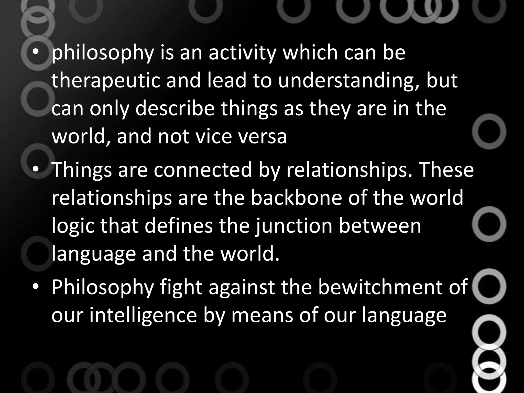Analytic philosophy finl ppt | PPTX