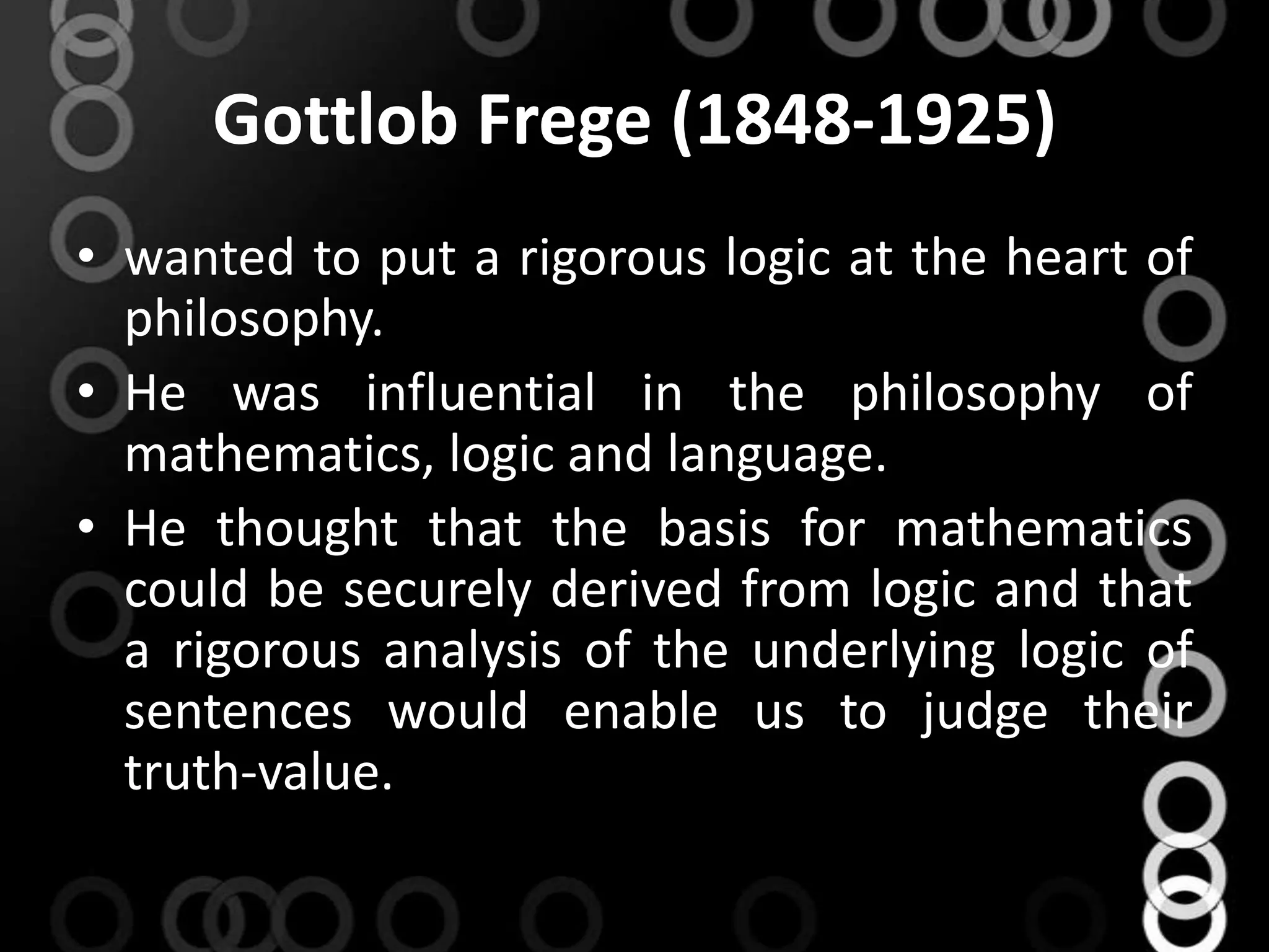 Analytic philosophy finl ppt | PPTX