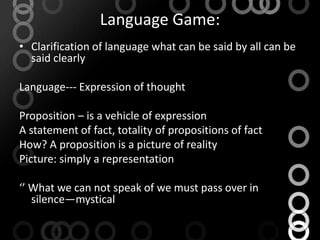 Analytic philosophy finl ppt | PPTX