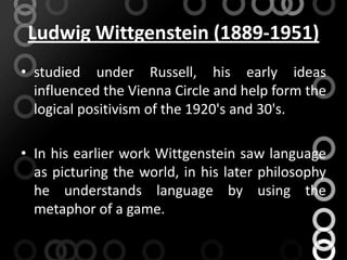 Analytic philosophy finl ppt | PPTX