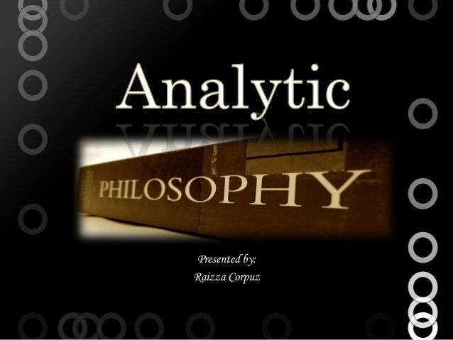 Analytical Philosophy Examples