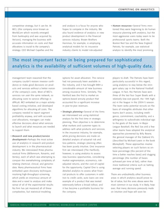 Competing on Analytics | PDF