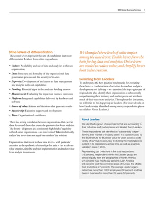 Analytics: A blueprint for value | PDF