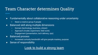 Analytics Lessons Learnt | PPT