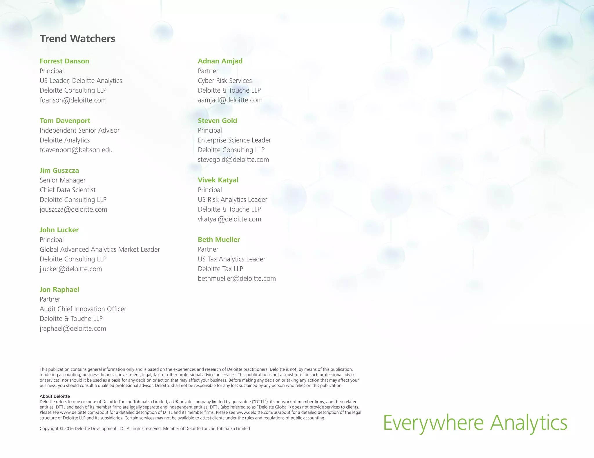 Analytics trends deloitte | PPT