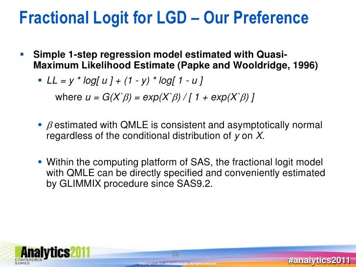 Modeling Practice of Risk Parameters for Consumer Portfolio