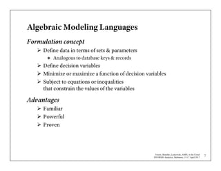 AMPL in the Cloud | PPT