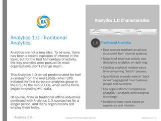 Analytics3.0 e book | PDF
