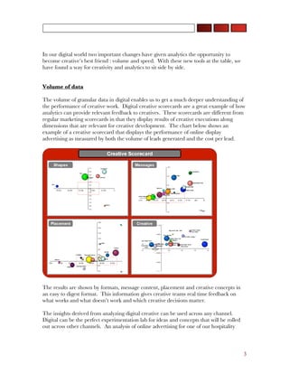 Analytics and Creativity | PDF