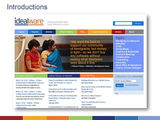 Analytics Case Studies LSNTAP and Idealware | PDF | Web Development | Internet
