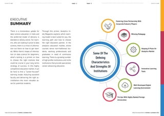 Analytics Education — A Primer & Learning Path | PDF