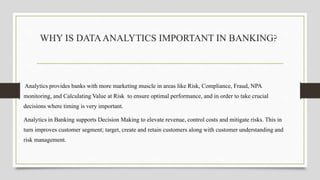 Analytics in banking services | PPT