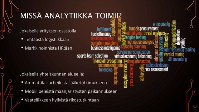 Analytiikka bisneksessä | PPT