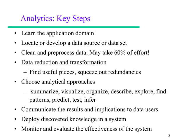 Introduction to Advance Analytics Course | PPTX | Databases | Computer ...