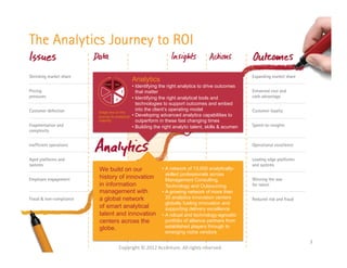 Accenture: Analytics journey to roi Feb 2013 | PPT