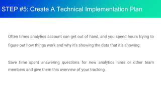 Analytics measurement plan [step by-step + free template] | PPTX