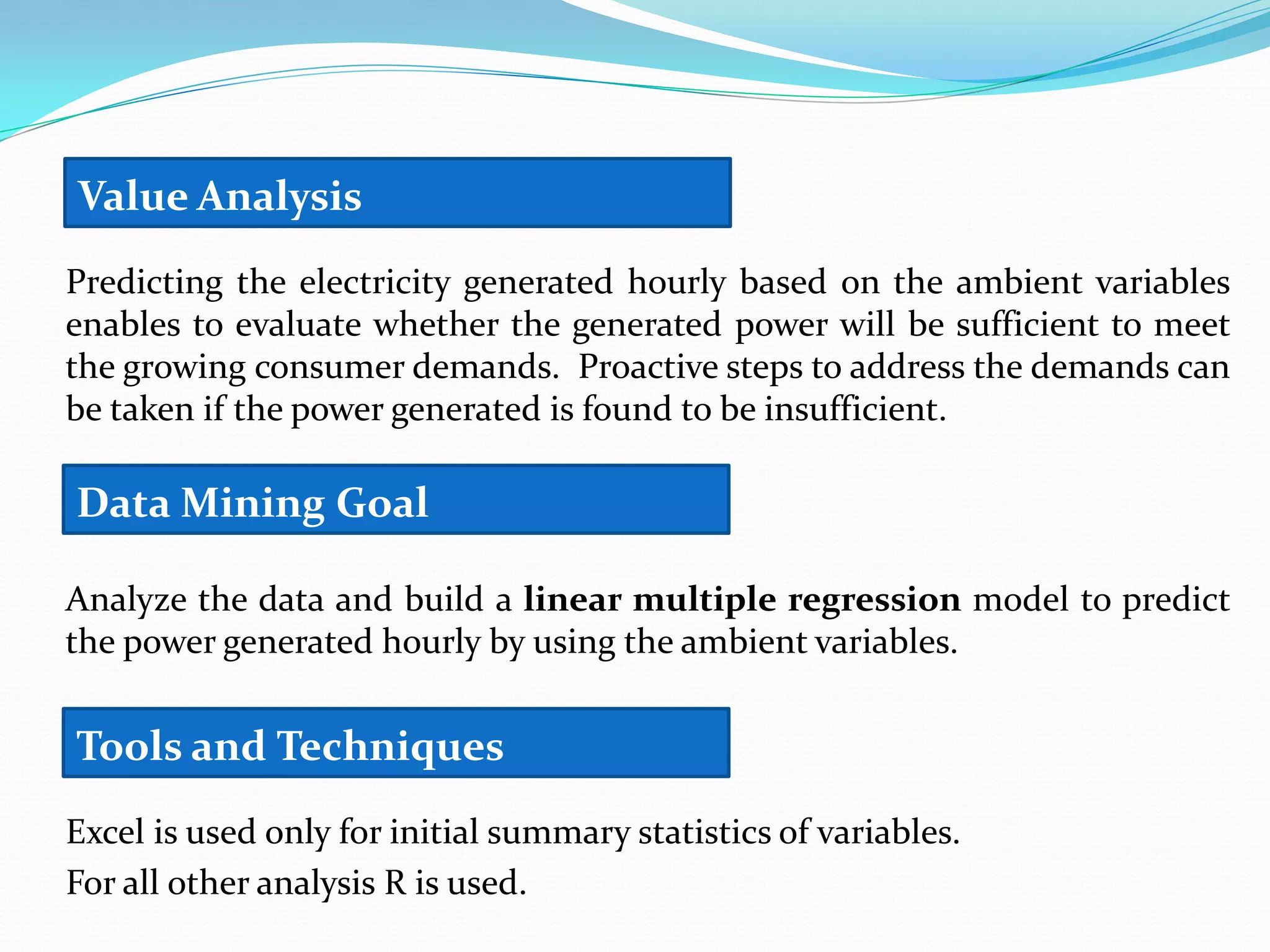 Analytics Project - Combined Cycle Power Plant | PDF