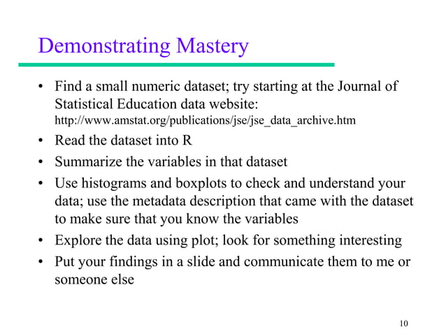 Getting Started with R | PPTX