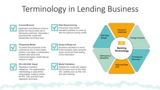 Overview of Data Analytics in Lending Business | PPTX