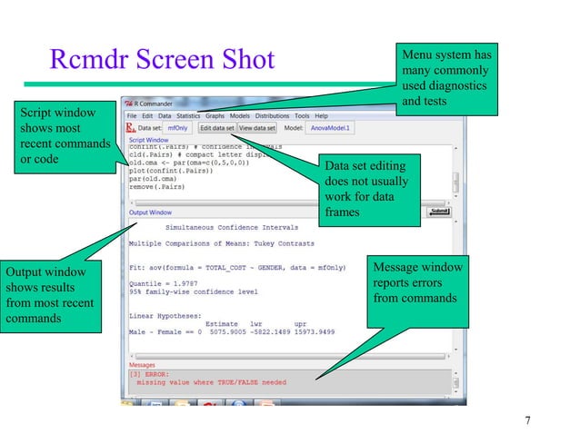 R-Studio Vs. Rcmdr | PPTX