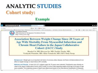 Analytic studies | PPTX