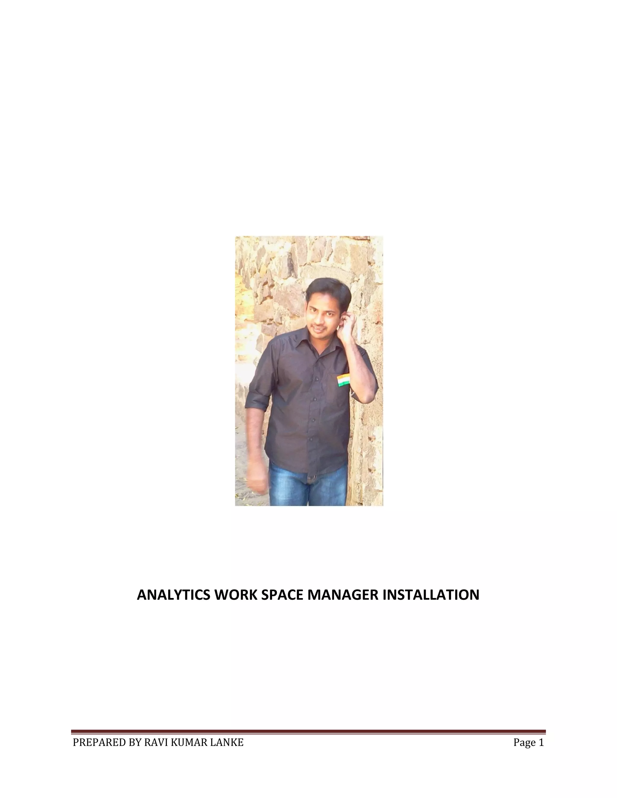 Analytics work space manager installation | PDF